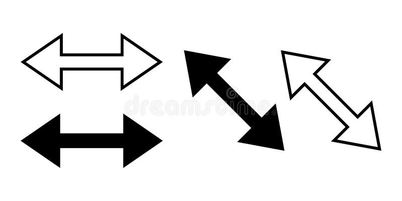 Double arrows, vector stock vector. Illustration of currency - 267400974