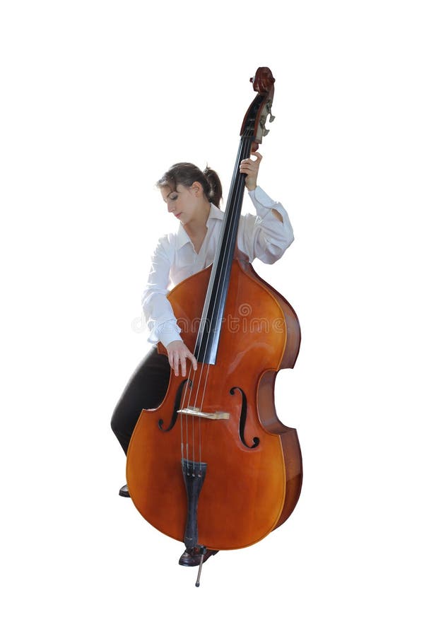 Double-bass stock photo. Image of bass, sound, concert - 13408184
