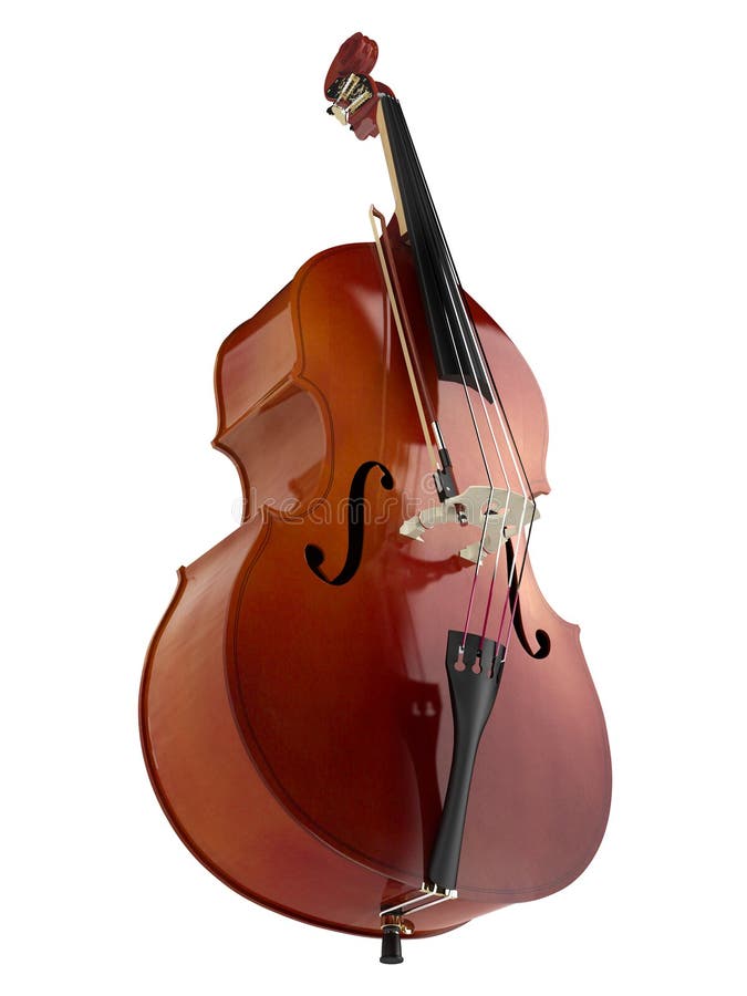 Double bass vector stock vector. Illustration of retro - 22297520