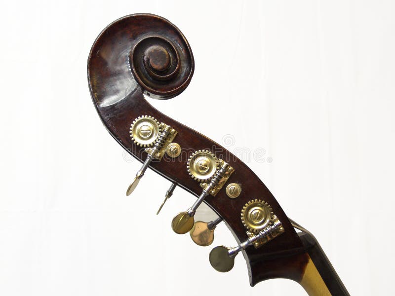 Double-Bass Scroll - 8 stock photo. Image of scroll, character - 2571358