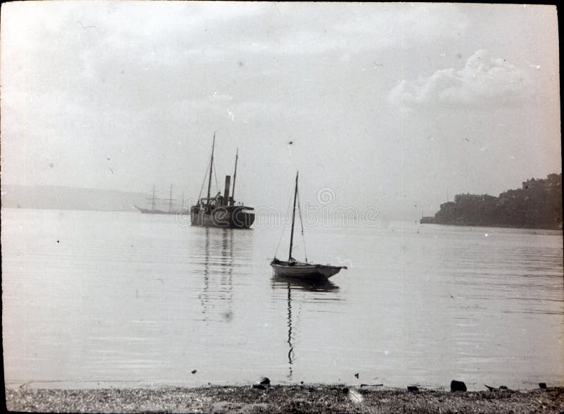 Double Bay stock photo. Image of mast, ship, vehicle - 222357886