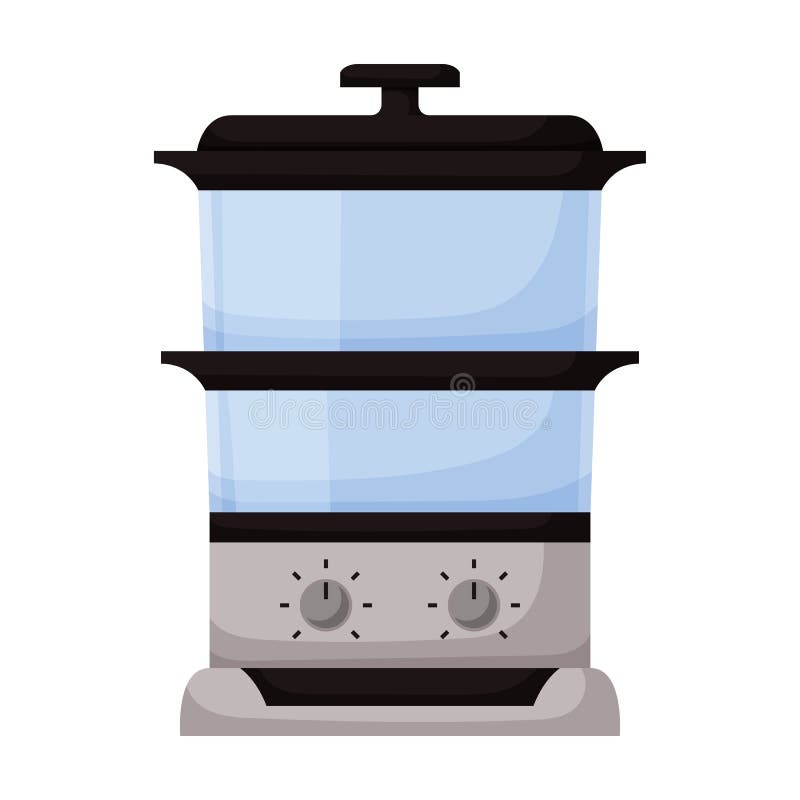 Double Boiler Icon In Trendy Flat Style Isolated On Grey Background ...