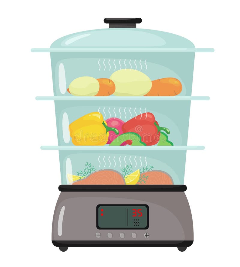 Double Boiler. Vector Isolate of Household Appliances in Flat Style ...