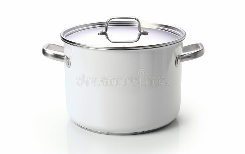 Double Boiler on White stock illustration. Illustration of asset ...