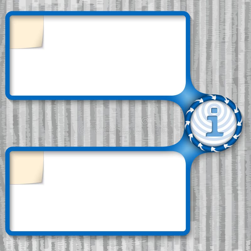 Double box stock vector. Illustration of arrows, note - 41234964