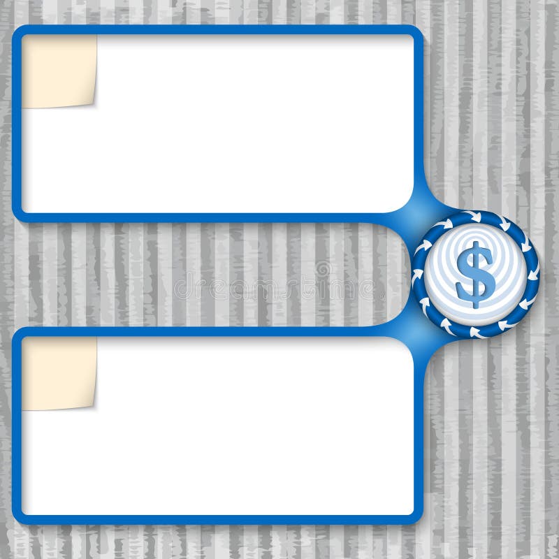 Double box stock vector. Illustration of financial, entering - 41323535