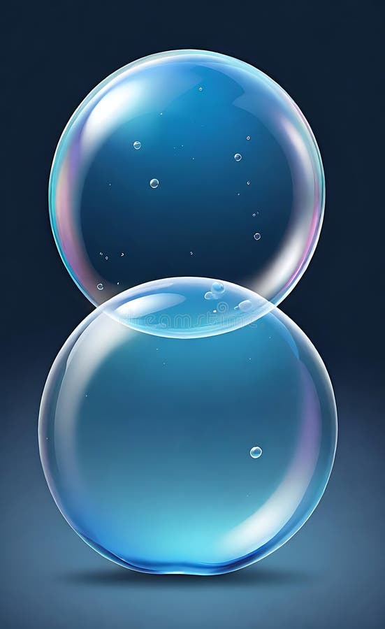 Double Bubbles stock illustration. Illustration of clean - 353525309
