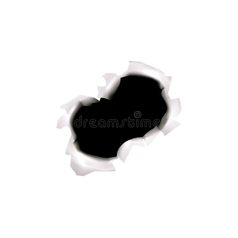 Double Bullet Hole Composition Stock Vector - Illustration of trail ...