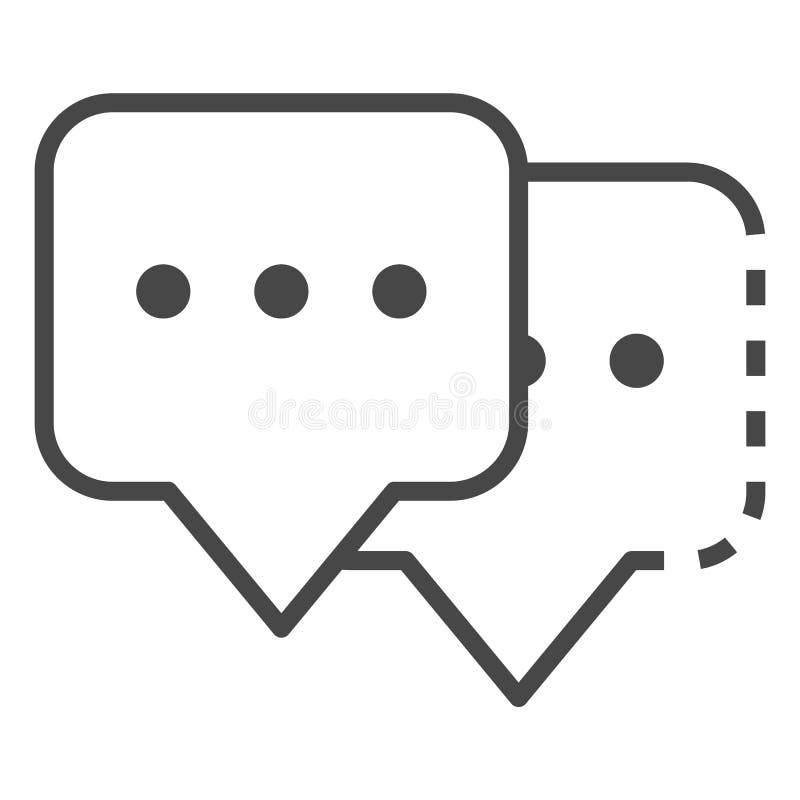 Double Speech Bubble Stock Illustrations – 1,809 Double Speech Bubble ...