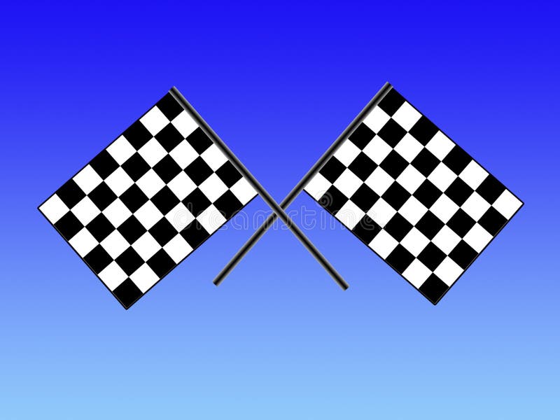 Double Checkered Flag Picture. Image: 6889825