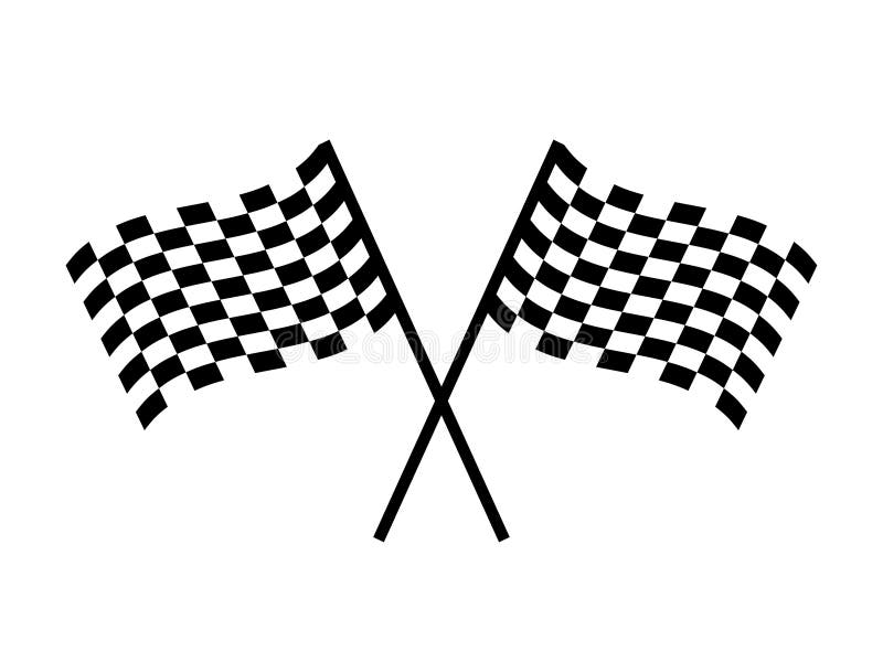 Checkered Flags Simple Stock Illustrations – 2,026 Checkered Flags ...