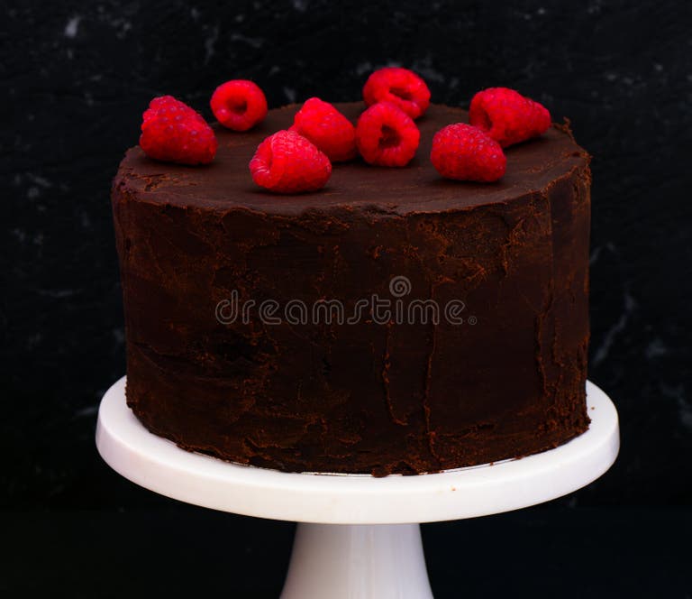 Layered Eggless Chocolate Cake Stock Photos - Free & Royalty-Free Stock ...
