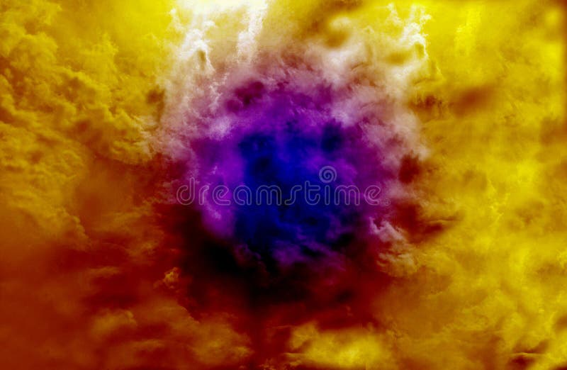 Double Color Burst, Blue and Yellow Stock Photo - Image of full, flash ...