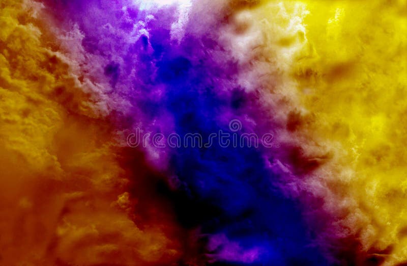 Double Color Burst, Yellow and Blue / Abstract Background Stock Image ...