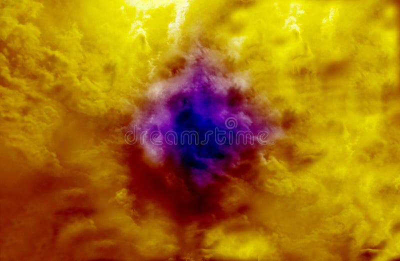 Double Color Burst, Yellow and Blue / Abstract Background Stock Image ...
