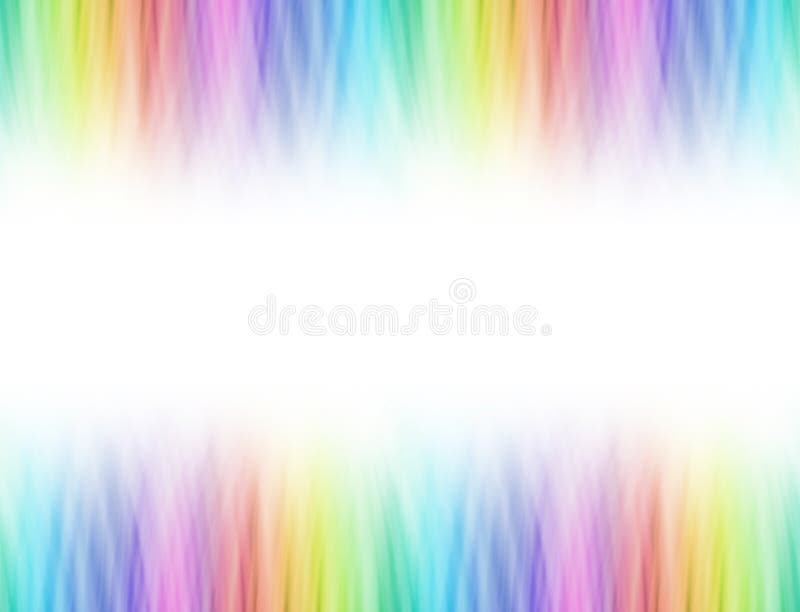 Rainbow Blend Graduated Linear Header and Footer Stock Illustration ...