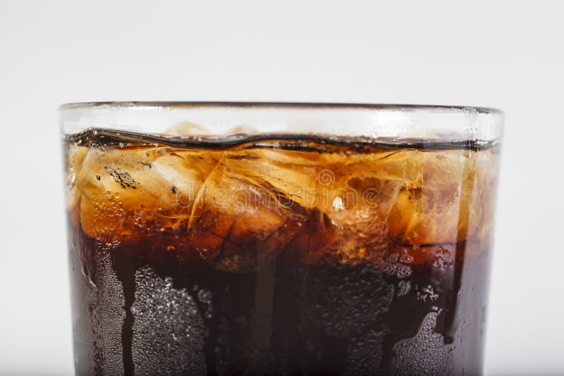 Double Cool Ice Soft Drink Cola Stock Photo - Image of fizz, double ...