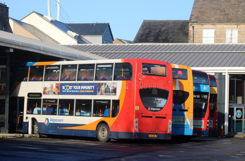 Double Deck Buses Stagecoach Liveries. Lancaster Editorial Photo ...