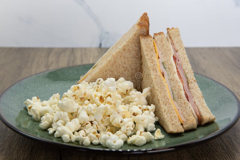 Quick Lunch Break Food for Hunger Stock Image - Image of time, quick ...