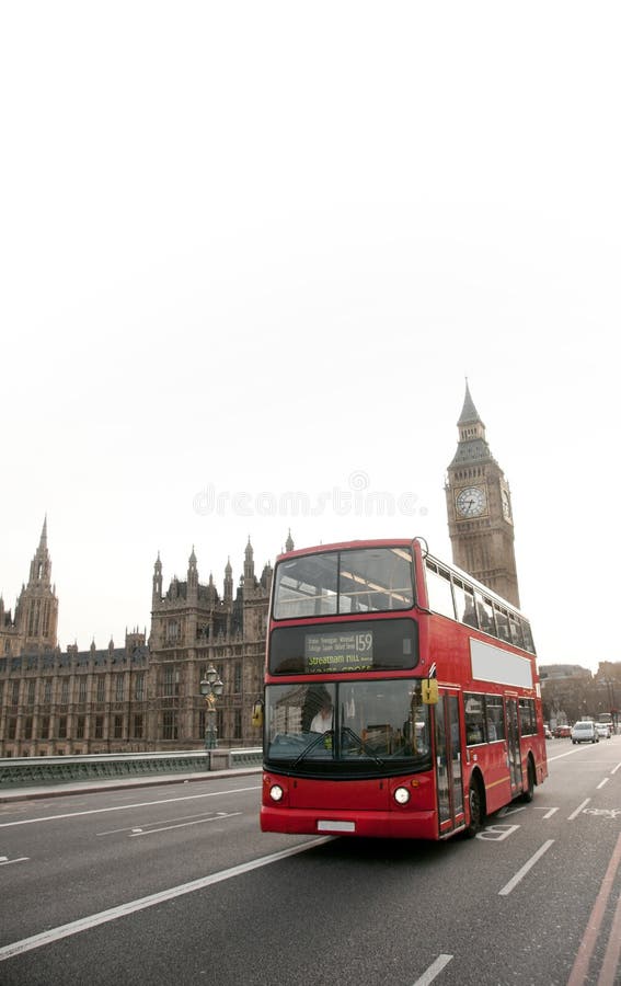Double Decker Bus and Big Ben Stock Photo - Image of transportation ...