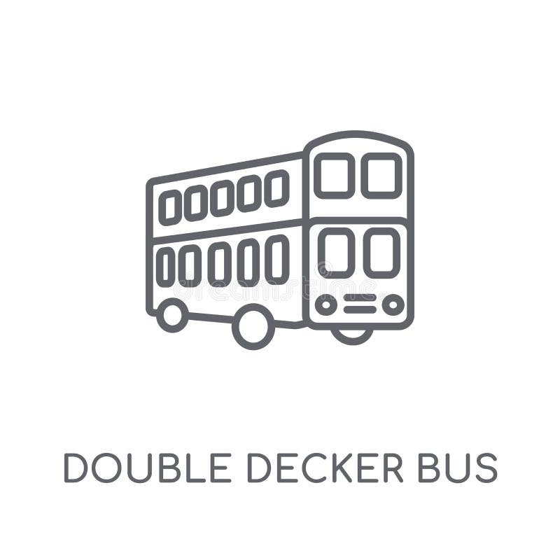 Double Decker Bus Outline Stock Illustrations – 459 Double Decker Bus ...