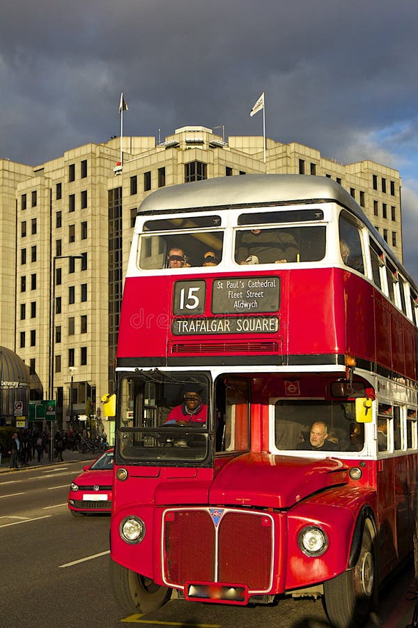 Double-decker bus, London editorial photo. Image of decker - 46023226