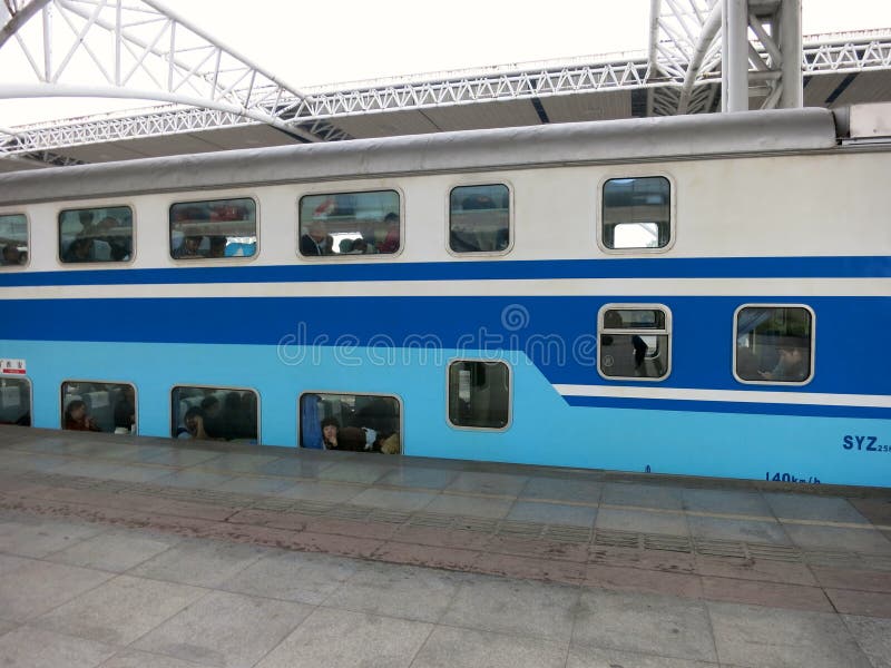 Double Decker Train editorial photo. Image of rail, transport - 42206991