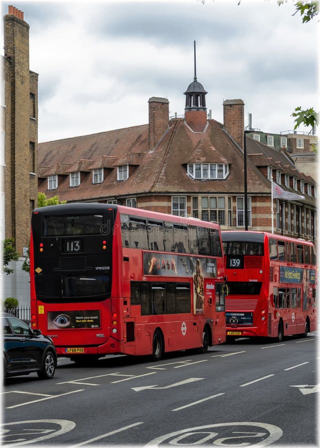 Double Deckers on the Streets of London Editorial Photo - Image of deckers, legendary: 351405141