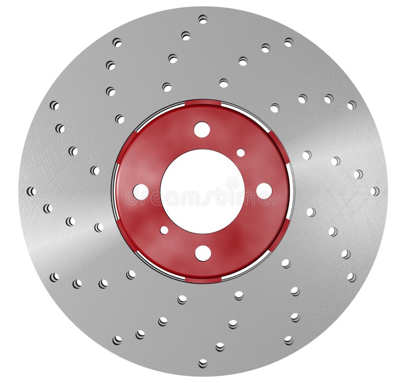 Double disc brake rotor stock illustration. Illustration of repair ...