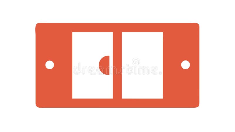 Double Doors Entrance Icon Building Entry Exit Portal Access, Vector ...