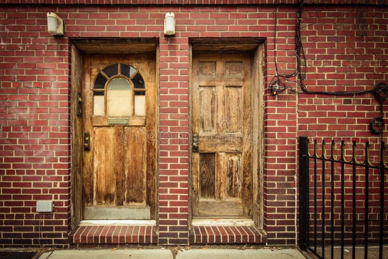 Double Doors stock photo. Image of windows, urban, door - 36922422