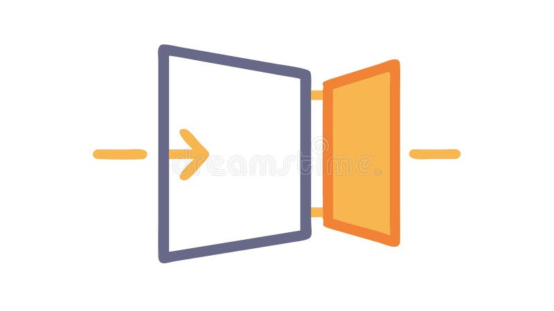 Doors Opening Outwards Stock Illustrations – 8 Doors Opening Outwards ...