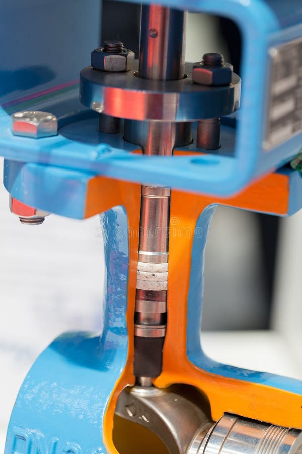 Double Eccentric Control Valve Stock Photo - Image of equipment ...