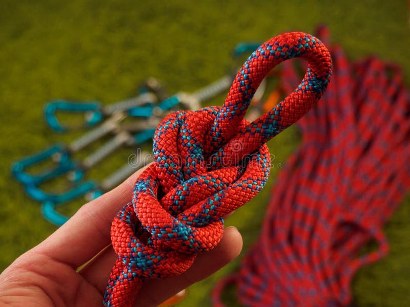 Double eight knot stock image. Image of eight, tying - 10651047