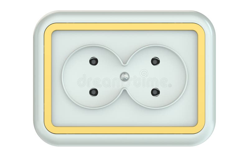 Double Electric Socket Stock Illustrations – 750 Double Electric Socket ...