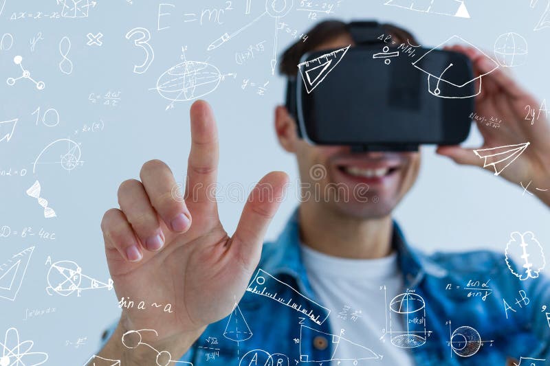 Double Exposure of Abstract Virtual Chemistry Hologram on Modern ... Double Exposure of Abstract Virtual Chemistry Hologram on Modern ...