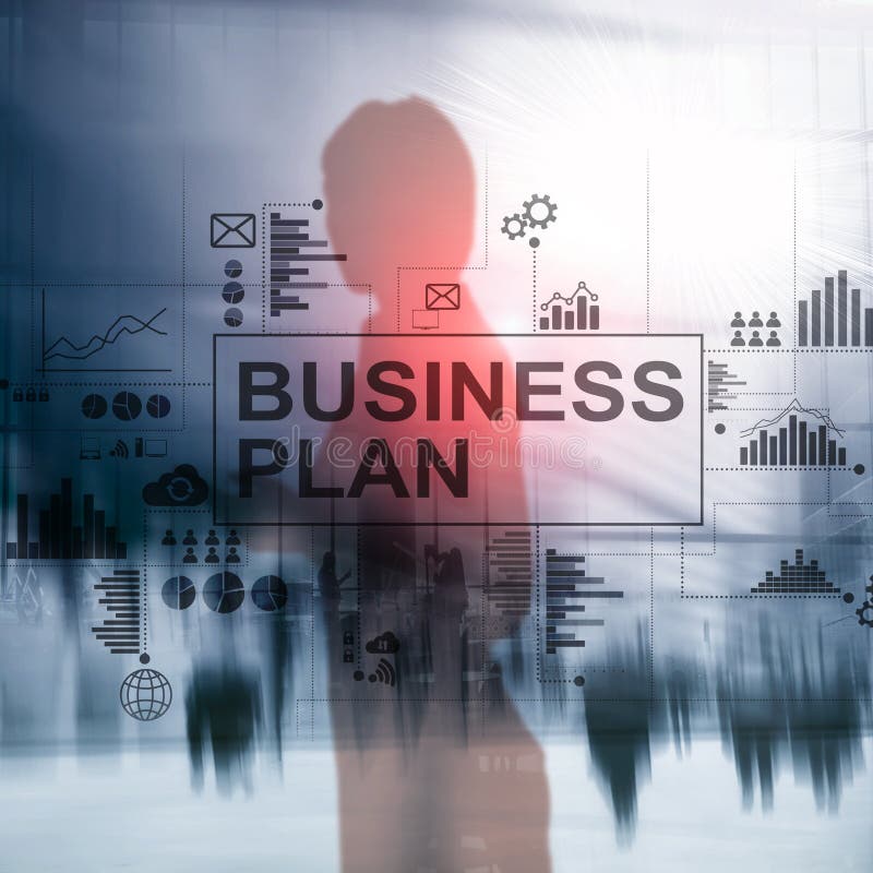 Double Exposure Business Plan and Strategy Concept. Stock Image - Image ...