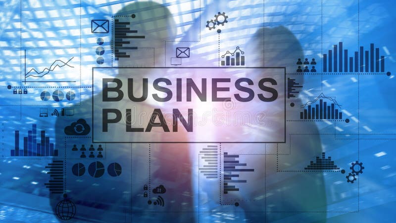 Double Exposure Business Plan and Strategy Concept. Stock Illustration ...