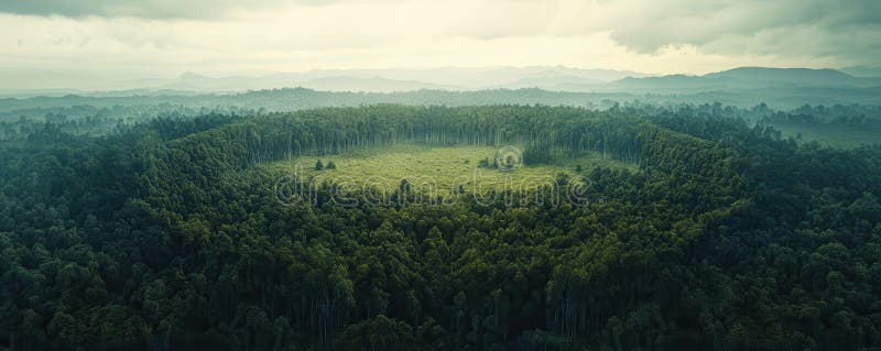 Double Exposure of a Dense, Crowded Forest Merging with a Sparse, Open ...