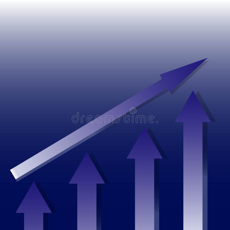 Double Exposure of Financial Chart on Empty Room Interior Background ...