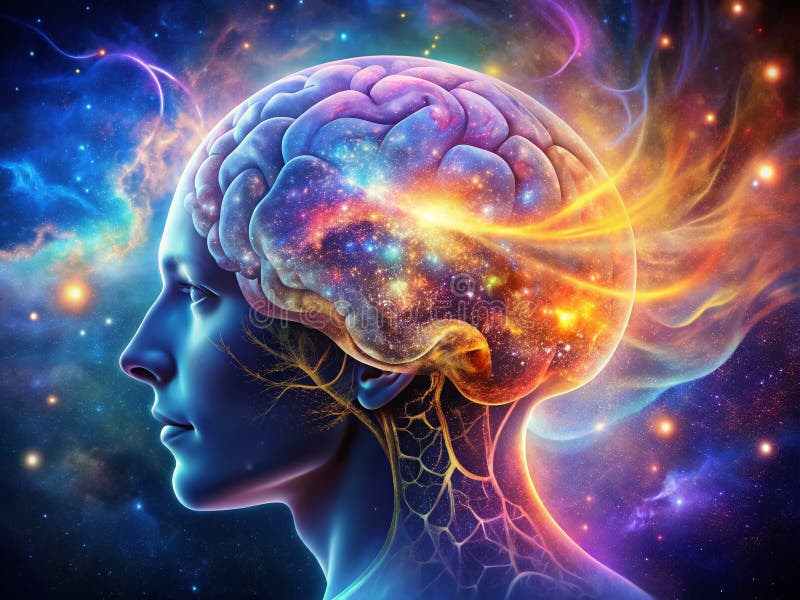 Double brain skull stock vector. Illustration of clip - 62487963