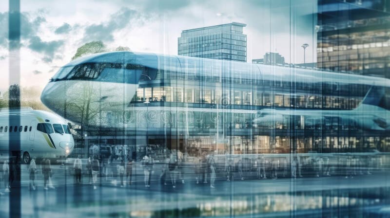 Image of Different Means of Transport Stock Illustration - Illustration ...