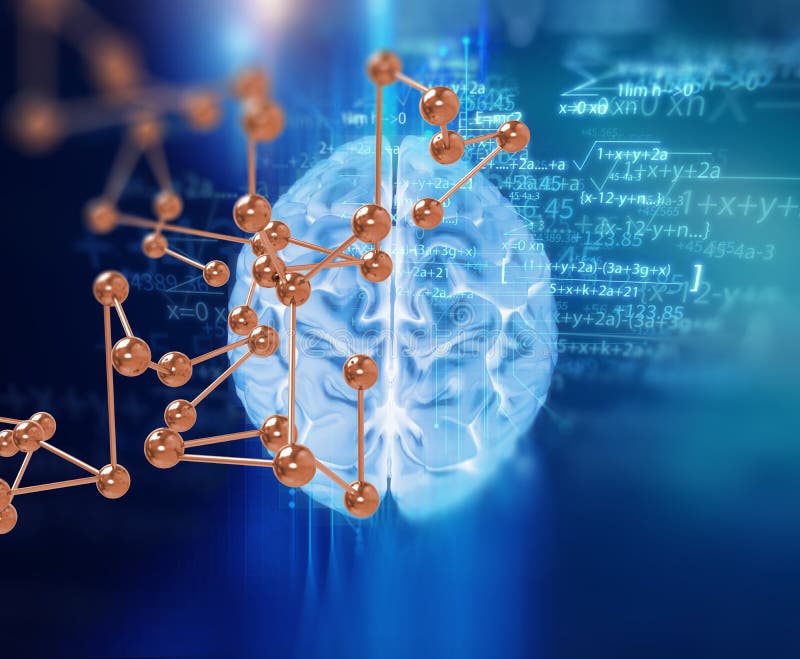 Double brain skull stock vector. Illustration of clip - 62487963