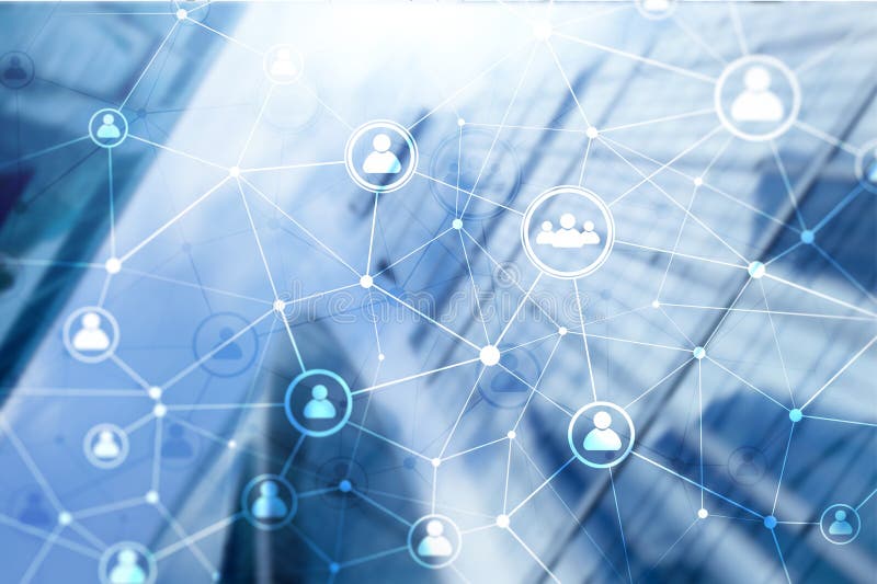 Double Exposure People Network Structure HR - Human Resources ...