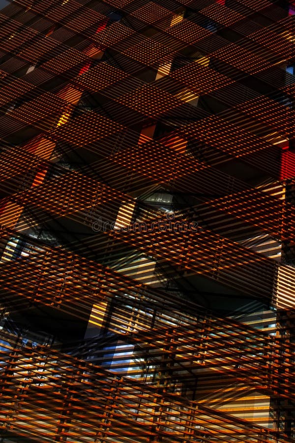 Abstract Colored Building. Pattern Background. Stock Image - Image of ...