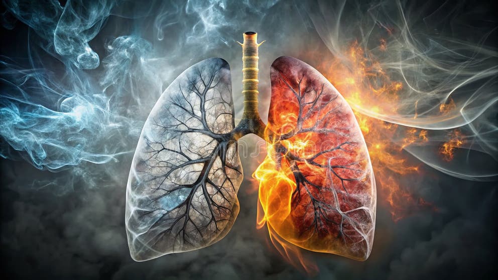 Unveiling the Impact of Smoking on Lung Health a Striking XRay ...