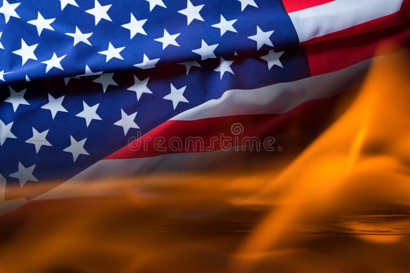 American Flag Flames Photos - Free & Royalty-Free Stock Photos from ...