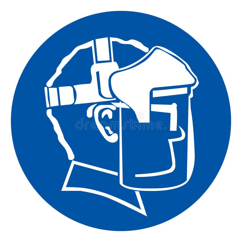 Double Eye ProtectionSymbol Sign,Vector Illustration, Isolated on White ...