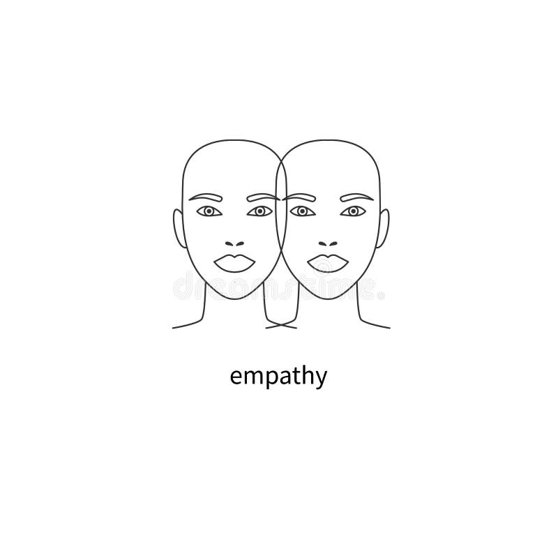 Double face icon stock vector. Illustration of psychiatry - 165389298