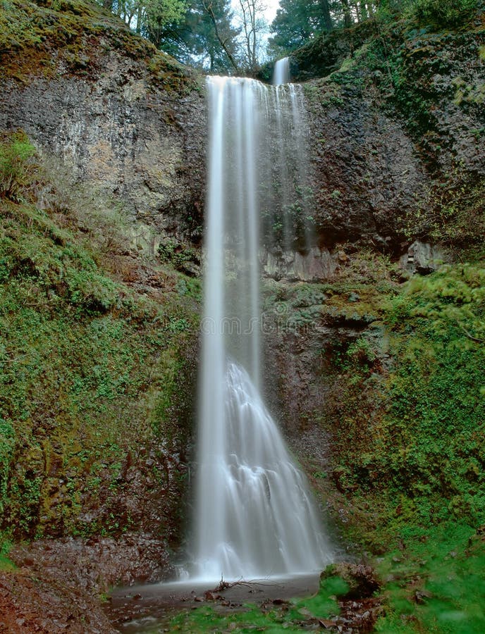 Double Falls stock image. Image of water, falls, nature - 17423519
